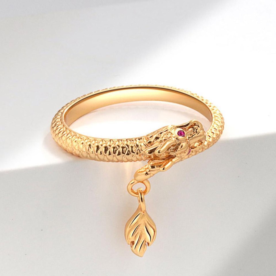 Dragon's Tail Qiankun Lucky Rings,Adjustable Wrap Dragons Rings,Dragon ...