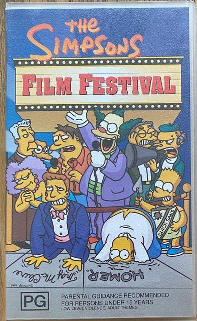 The Simpsons Film Festival VHS Video - 1998 Twentieth Century Fox for ...