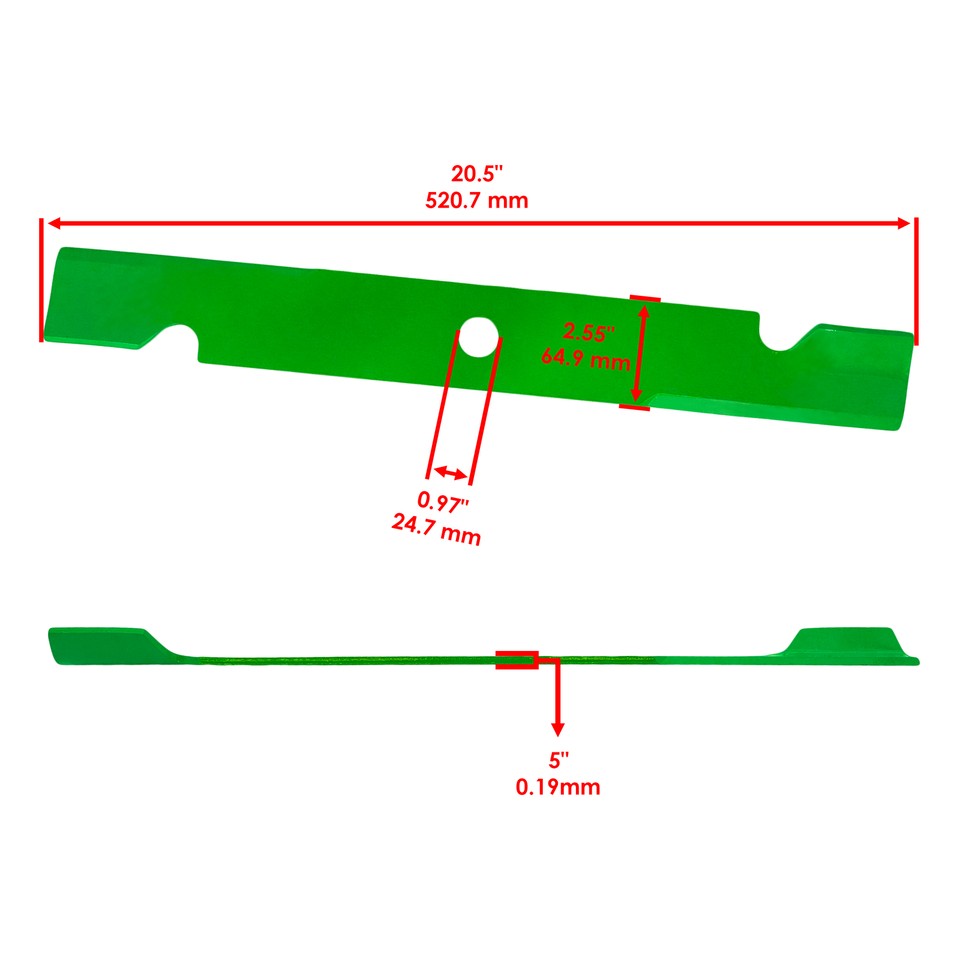60" High Lift Blades for Toro Z Master 72911 72915 72926 72936 72946 ...