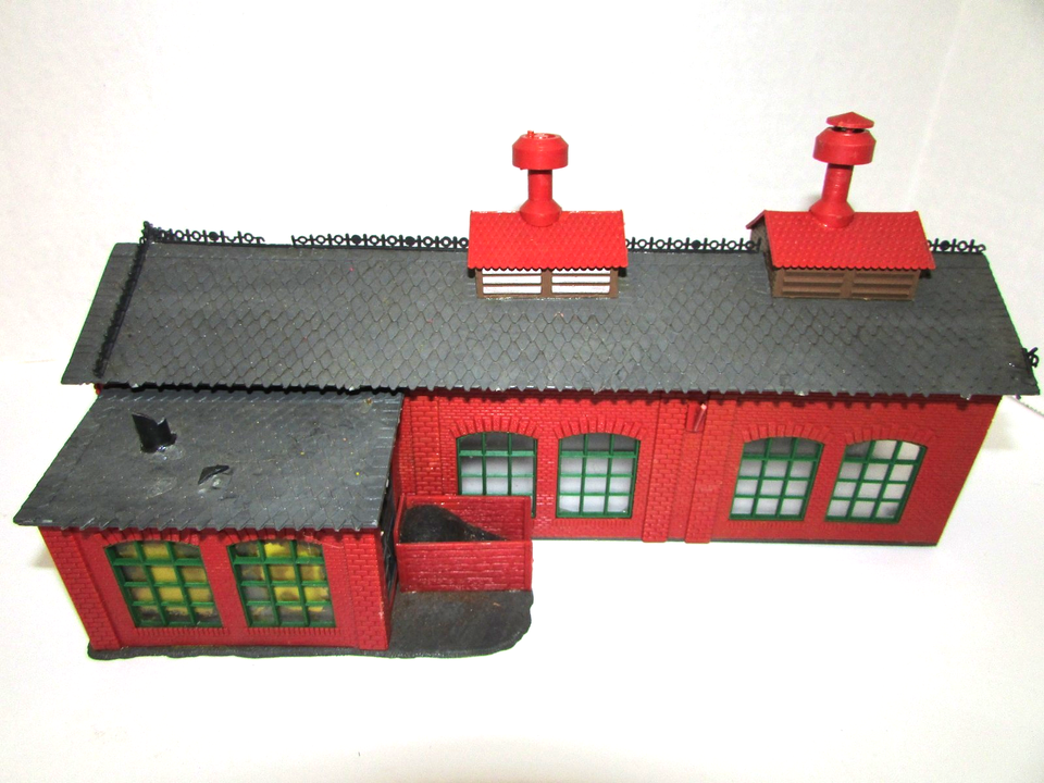 Vtg Life Like Engine House Building Built HO Scale As is PR | eBay