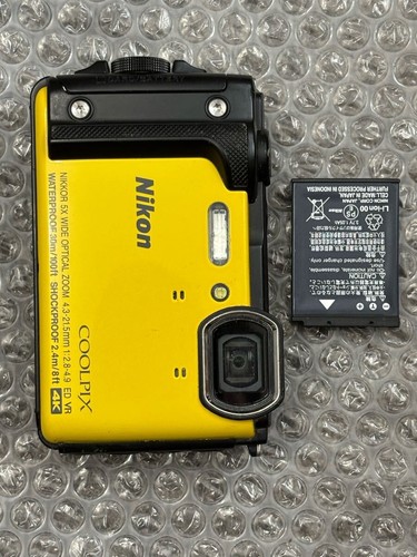 Nikon Coolpix W300 Orange Waterproof Digital Camera Used Waterproof ...
