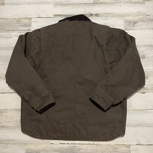 Dri Duck 5087 Men’s XL Dark Brown Canvas Quilted Lined Outlaw Jacket ...