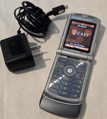 Motorola RAZR V3c - Silver (Verizon) Cellular Phone Unlocked Gently ...