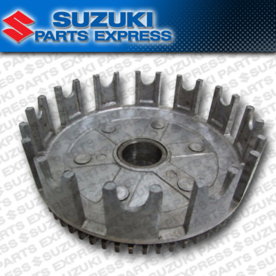 NEW SUZUKI RM80 RM85 RM 80 85 85L GENUINE OEM CLUTCH BASKET W/ GEAR ...