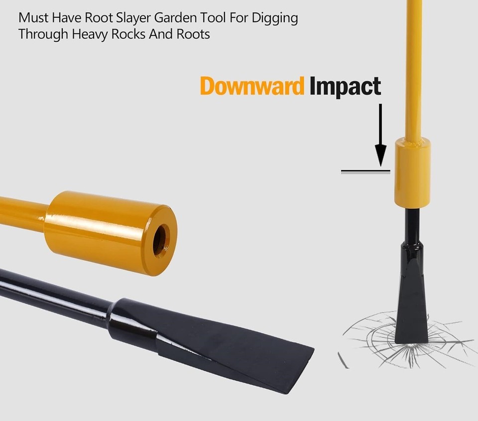 Root Cutting Tool, Hole Digging Tool, Tamping Bars, Garden Remover | eBay