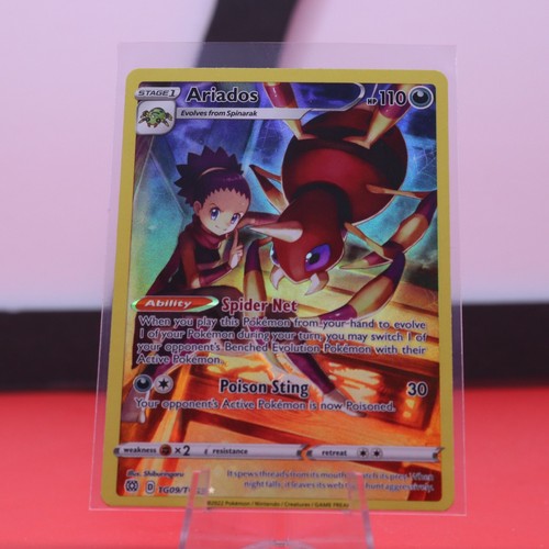 2022 Pokémon TCG SWSH Brilliant Stars Trainer Gallery TG09/TG30 Ariados ...