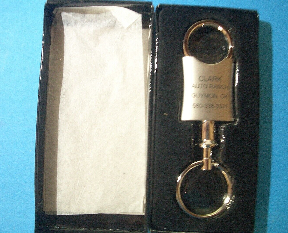Pontiac Promotion Keychain Clark Auto Ranch Advertising Logo Keyring | eBay