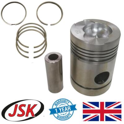 6pc Piston Set STD with Rings & Pins for Leyland 600 / O.600 Engines 4. ...