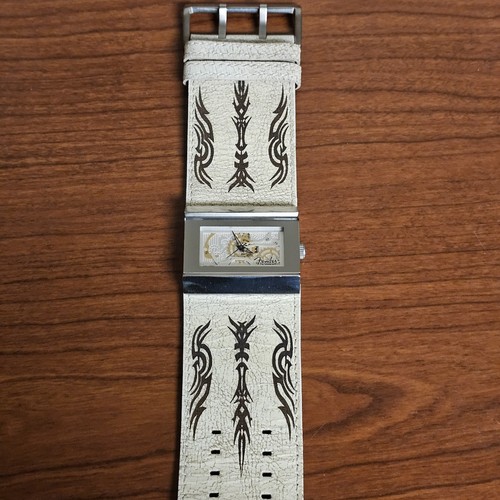 Fender Guitar Wide Rock Band Watch Leather Water Resistant NEW BATTERY ...