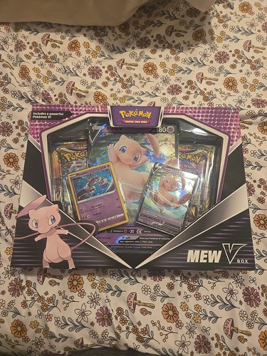 Pokémon TCG Sword Shield Mew V Box Booster Packs Mewtwo Promo NEW ...