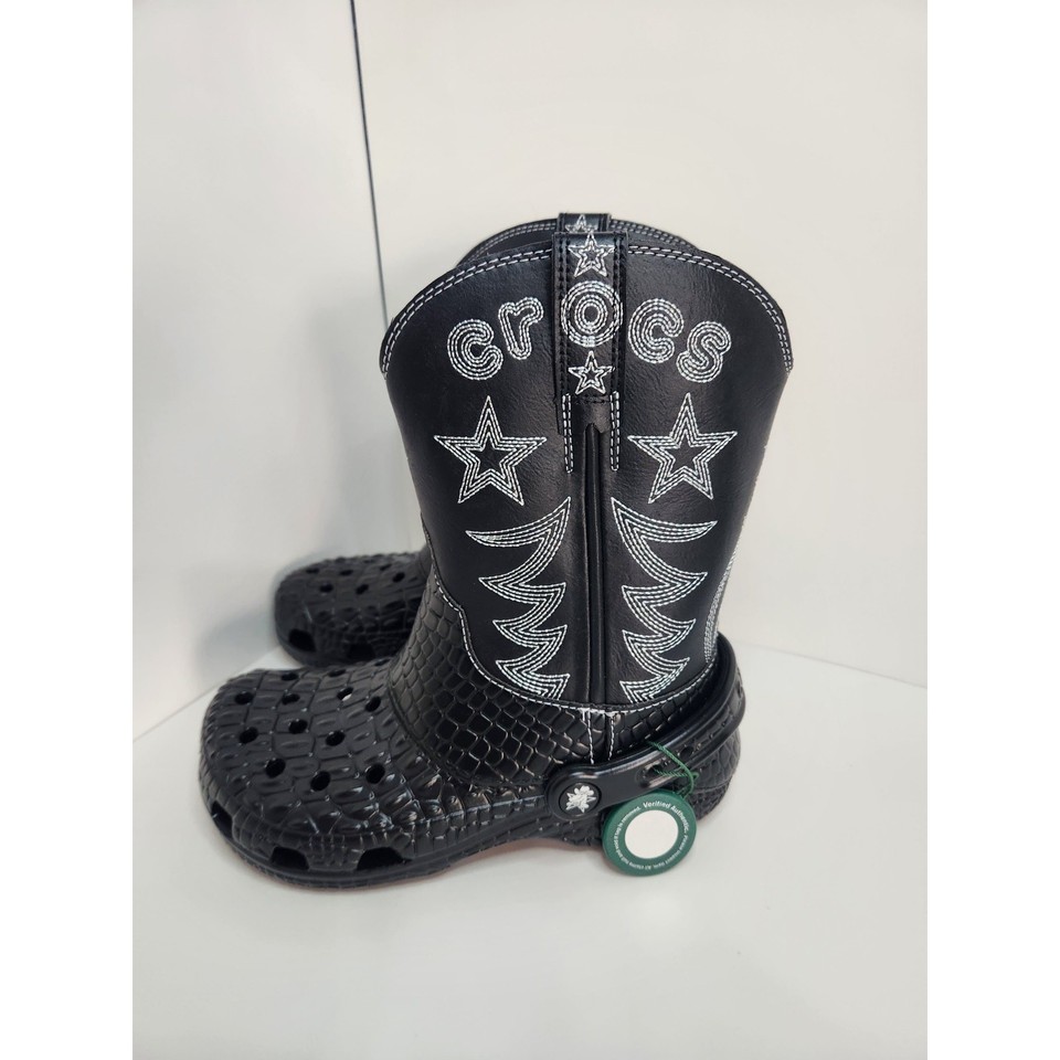NWT Authentic Crocs Classic Cowboy Boot Croctober 2023 Limited Edition ...