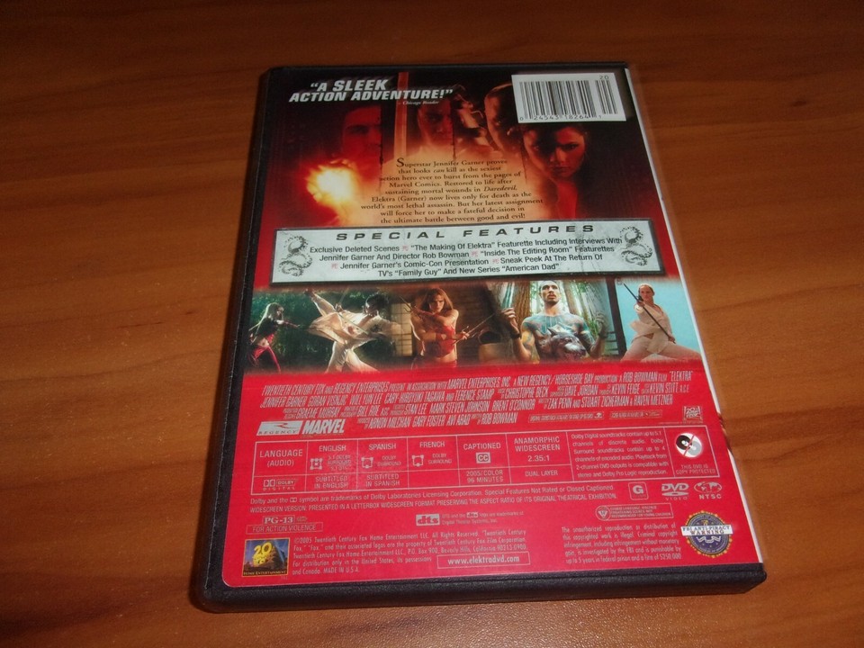 Elektra (DVD, 2009, Widescreen) 24543182641| eBay