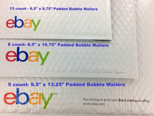 Ebay Shipping Supplies Assorted Padded Bubble Mailers Envelope Starter ...