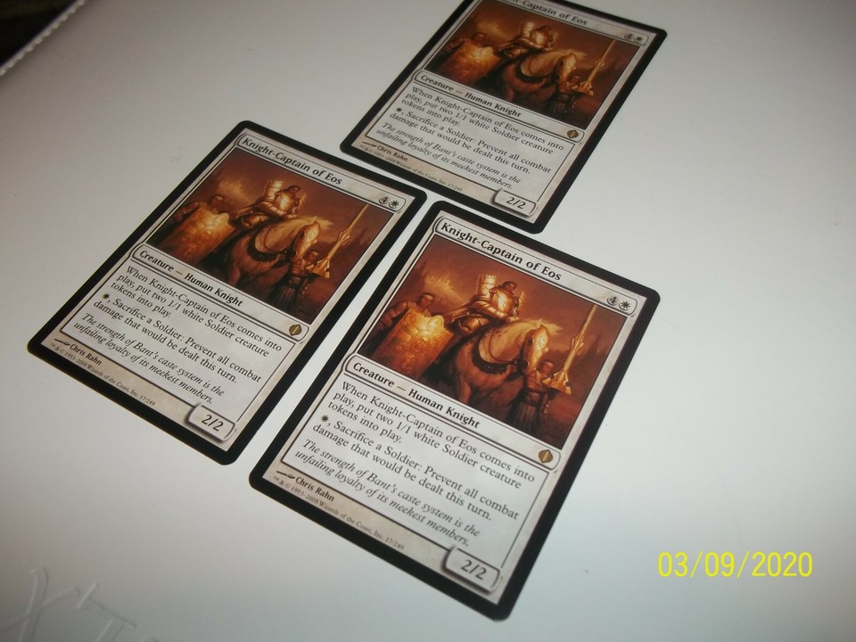 Knight-Captain of Eos Shards of Alara x3 NM/LP | eBay
