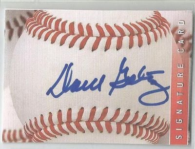 Minnesota Twins DAVE GOLTZ autographed Signature Sweet Spot card | eBay