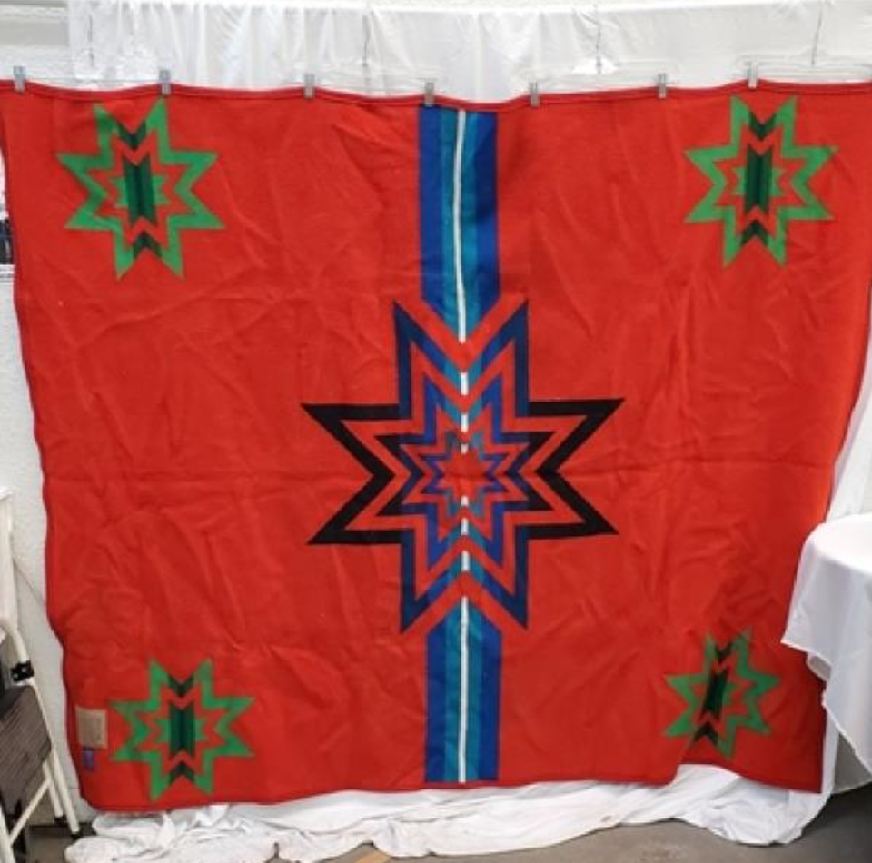 Vintage SIOUX STAR Pendleton Woolen Mills Beaver State Blanket ...