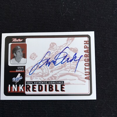 1999 Upper Deck Retro Steve Garvey Inkredible Auto Autograph #SG ...