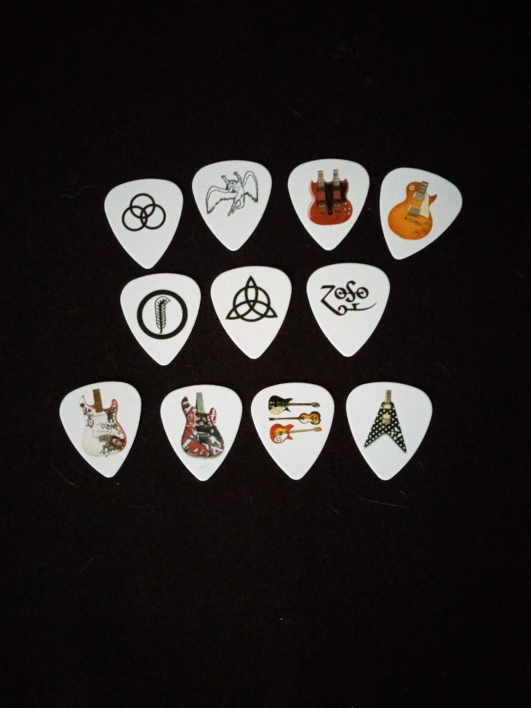 Classic Rock Guitar Picks Classic Rock Guitar Gift Guitar Gods 11 Pack ...