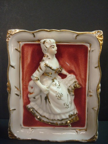 Victorian Ballroom Dance Curtsy Bow Waltz Woman Man Porcelain 3D Wall ...