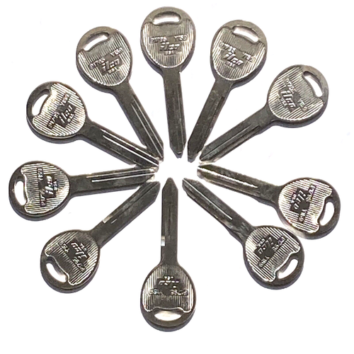 Bulk Lot of 10 P1795 Y159 Ilco USA Key Blanks Bundle Metal Head Manual ...