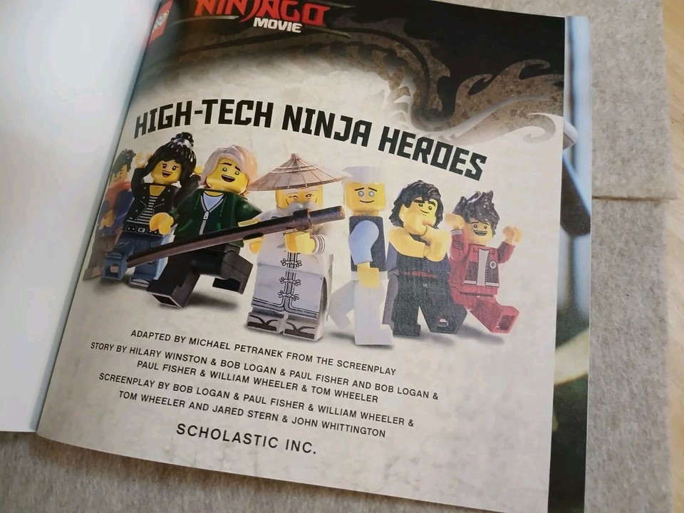 HIGH-TECH NINJA WARRIORS NINJAGO Movie LEGO /w Stickers Kids Book 2017 ...