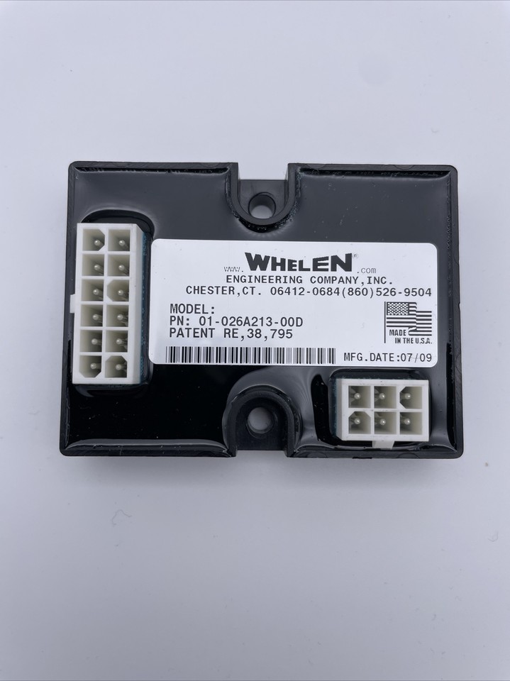 WHELEN LED FLASHER 6 Port 01-026A213-00 (NOS) | eBay