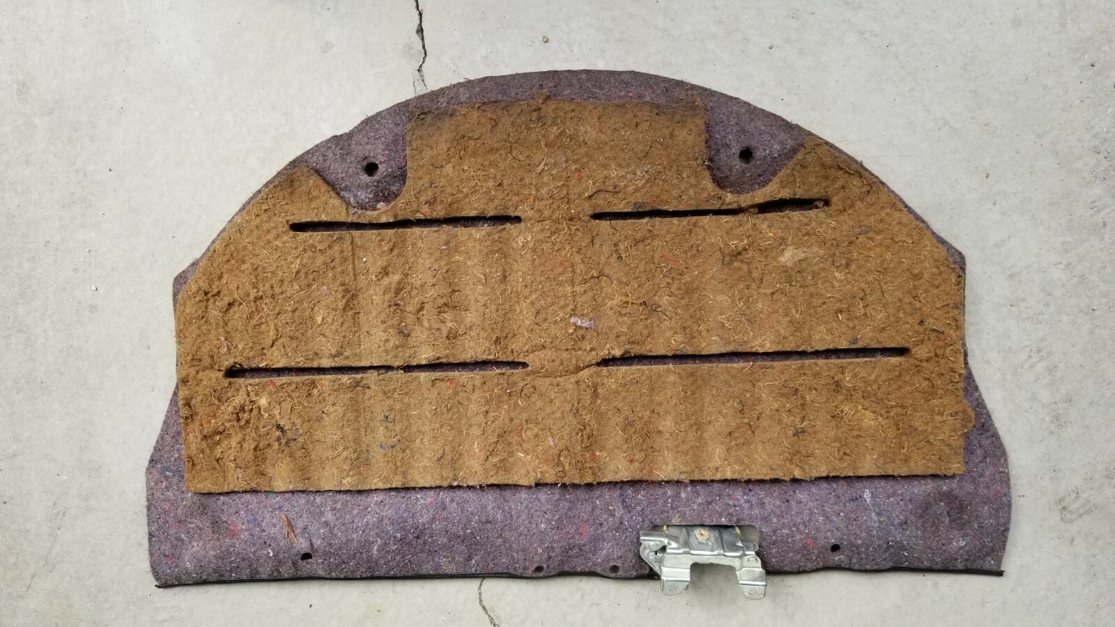 1985-1986 Toyota MR2 AW11 Front Hood Frunk Mat Liner Vertical 64722 ...