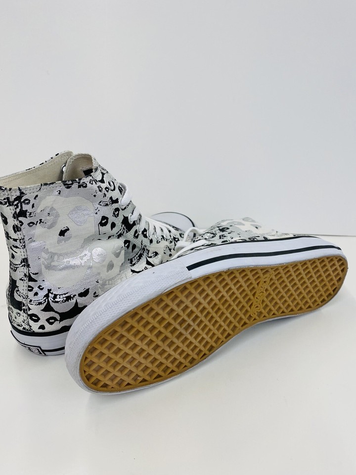 Draven x The Misfits Random Hi Crimson Ghost Punk Rock Skull High top ...