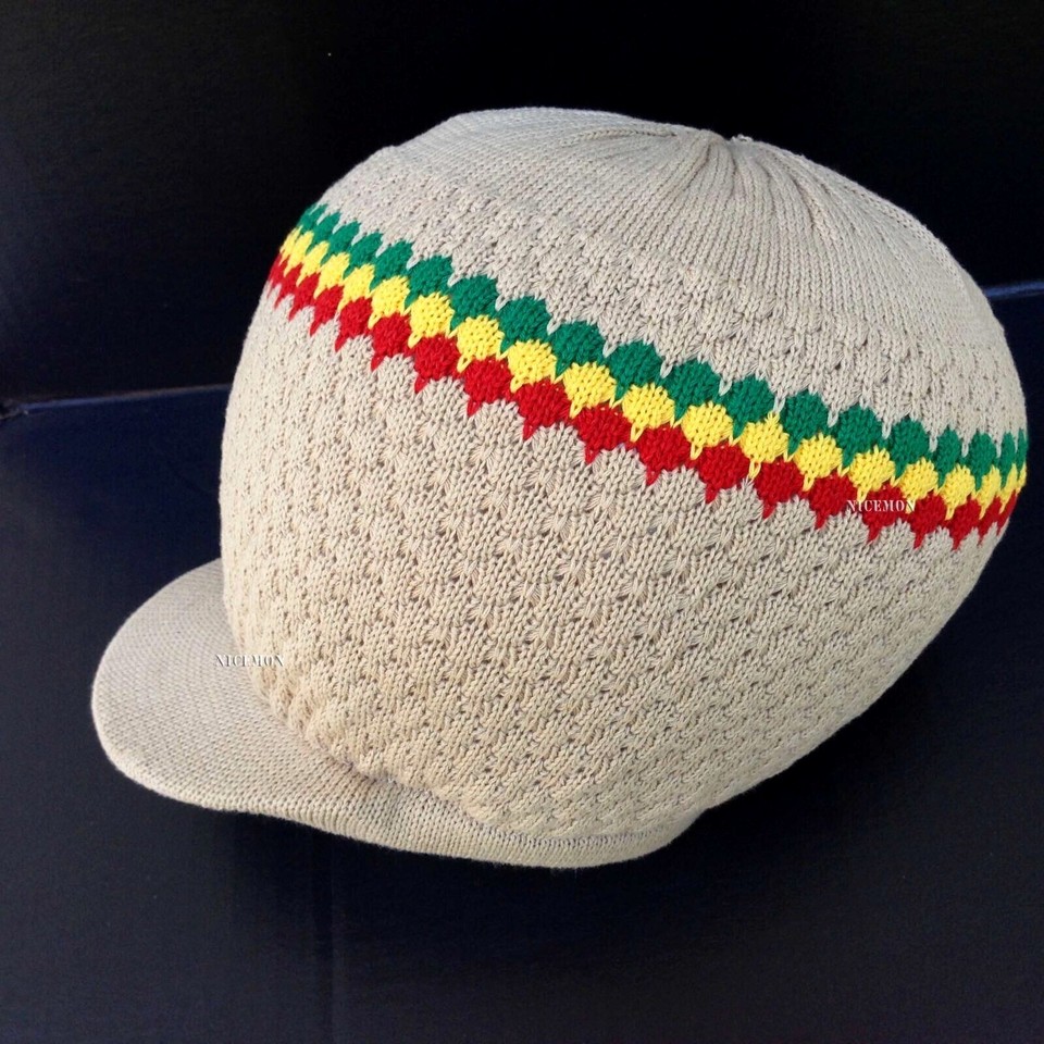 Rasta Rastafari Hat Cap Rastacap Reggae Jamaica Headwear Dreadlocks ...