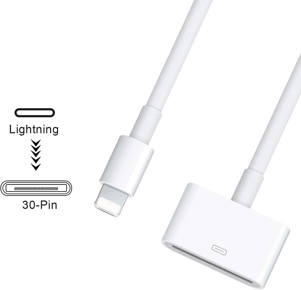 [Apple Mfi Certified] Lightning to 30 Pin Adapter for Iphone, 8 Pin to ...