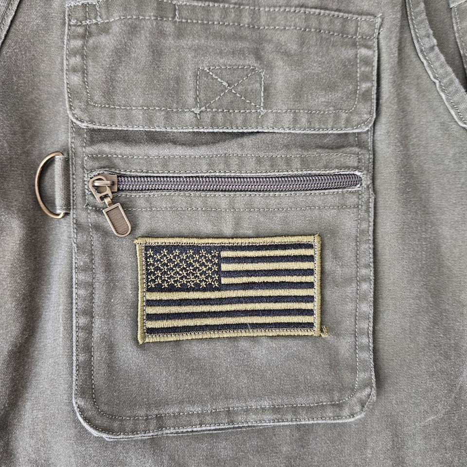 Blue Stone Safety Concealed Carry Gun Vest Olive Green Tactical Vest ...