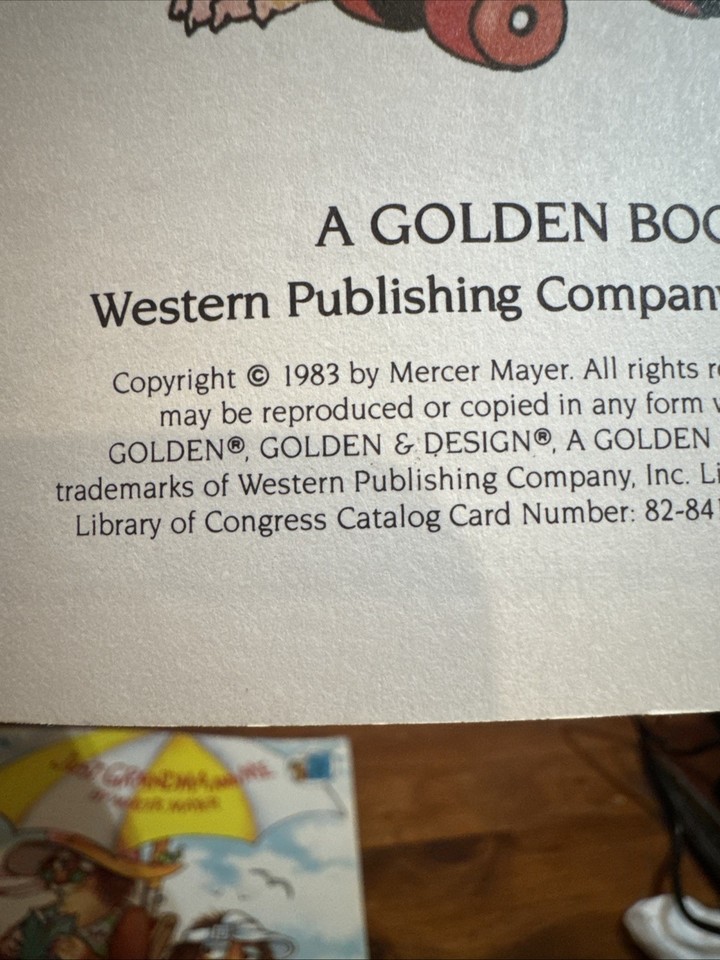 Mercer Mayer Little Critter Book Lot (2) 1983 Me Too Just Grandma And ...