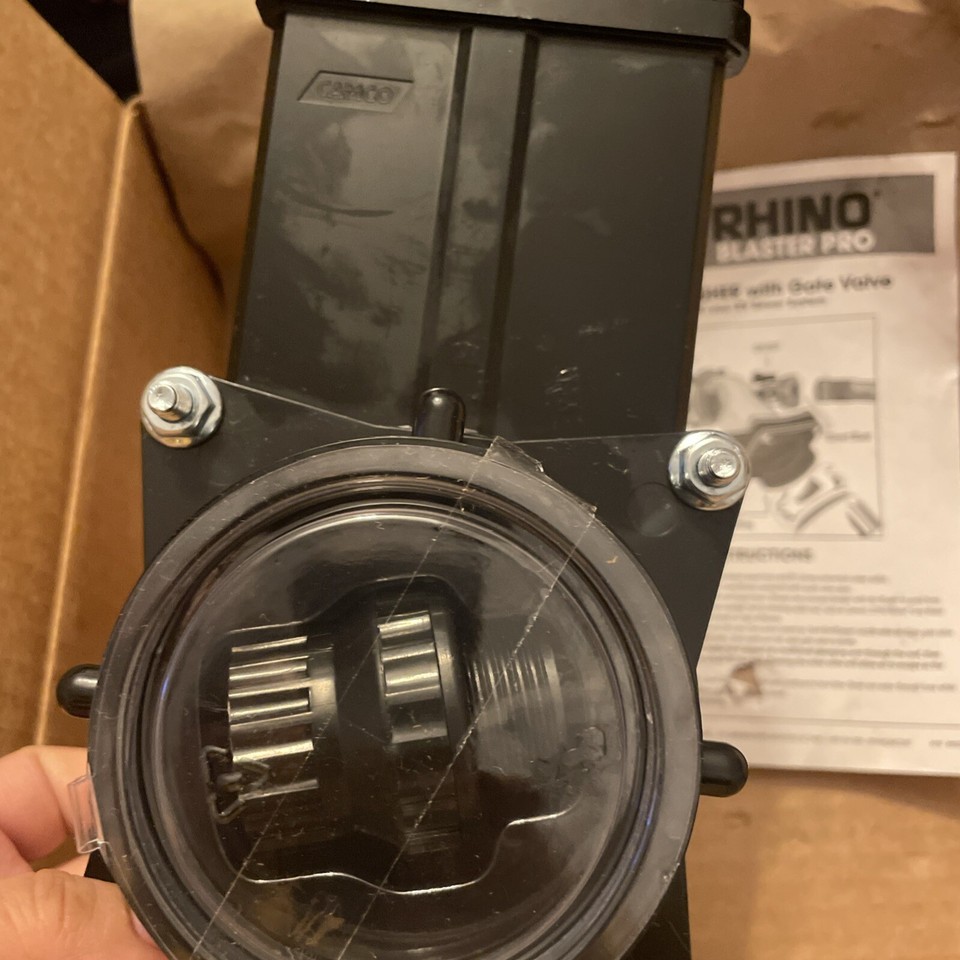 Camco Rhino Blaster RV Tank Rinser w/ Gate Valve & Backflow Preventer ...