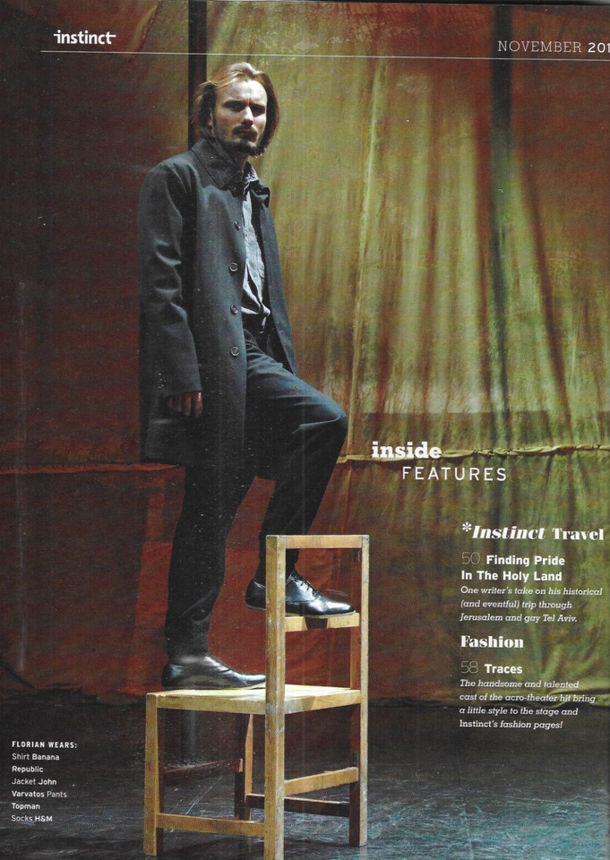 Instinct Gay Magazine Leading Men Rick Welts Men's Fashion Jerusalem ...