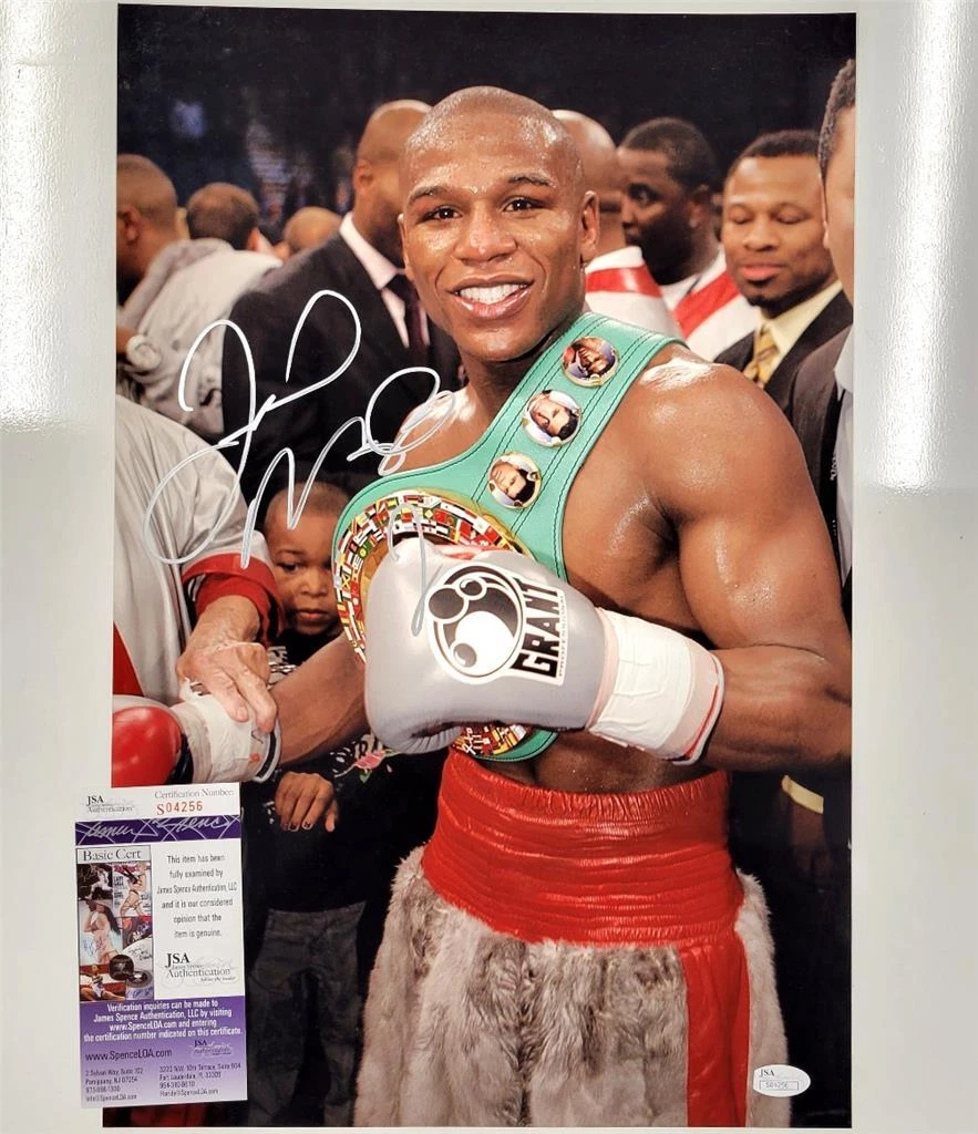 Massaging Floyd Mayweather