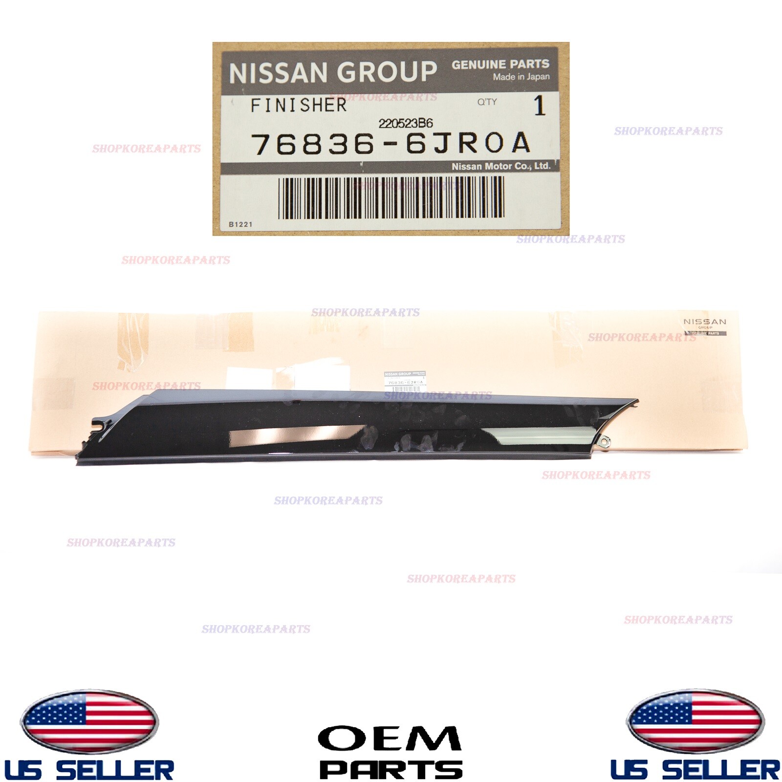 GENUINE NISSAN ARMADA INFINITI QX56 QX80 RIGHT FRONT PILLAR FINISHER ...