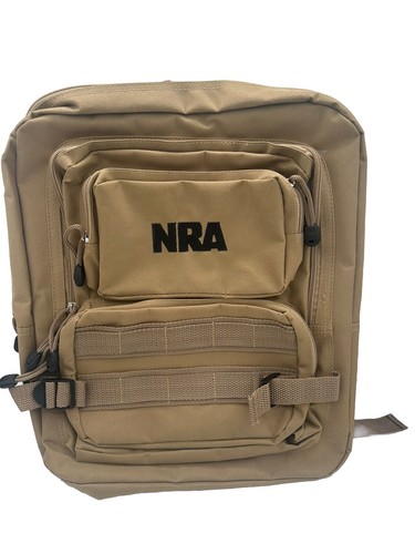 NRA TACTICAL Backpack Range Hunting Bag Desert Tan Khaki | eBay