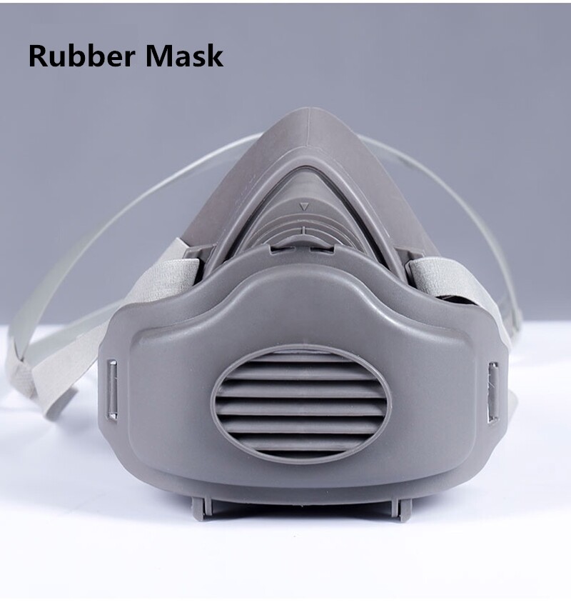 Safety Gas Mask Respirator Half Face Protect Painting Spray Facepiece ...