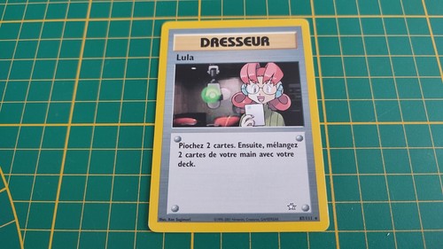 87/111 Carte Pokémon Dresseur Lula 87/111 rare Wizards Néo genesis #C60 ...