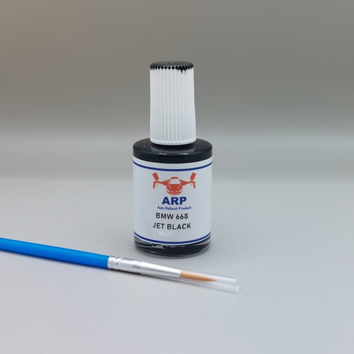 For BMW Code 668 JET BLACK Automotive Touch up Paint + Fine Tipped ...