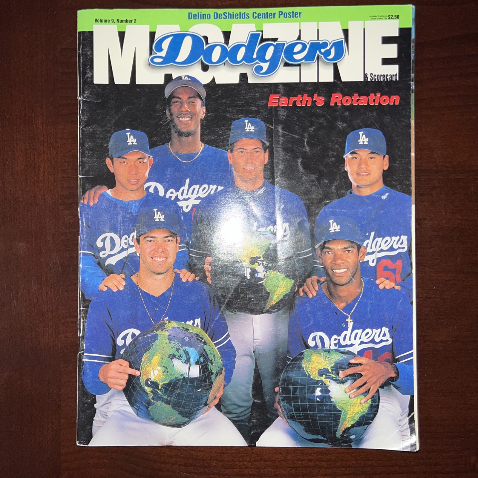 Dodgers Magazine 1995 Volume 9, Number 2, Delino DeShields Center ...