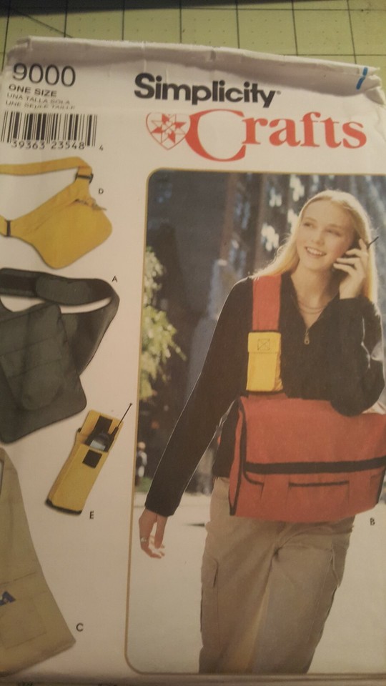 Simplicity Pattern Purses Totes Backpacks Laptop Shoulder Bags BY THE ...