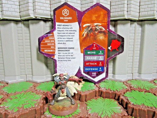 Heroscape Valguard - Zanafor's Discovery - 1 Figure 1 Card - Damaged | eBay