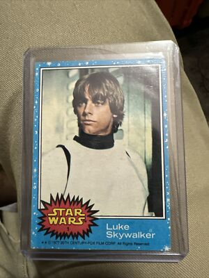1977 Topps Luke Skywalker #1 Blue 1st Series Rookie | eBay