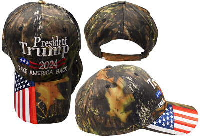 President Trump 2024 Take America Back Real Tree Camo Cotton ...