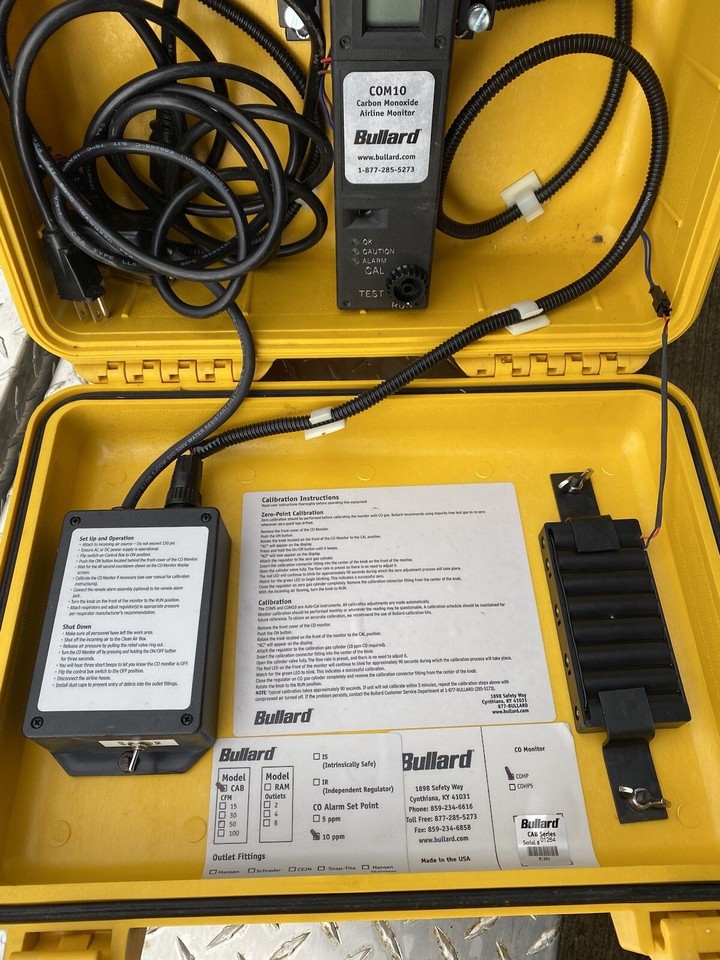 BULLARD COMPRESSED AIR CO (COHP) MONITOR SYSTEM FOR BREATHING AIR ...