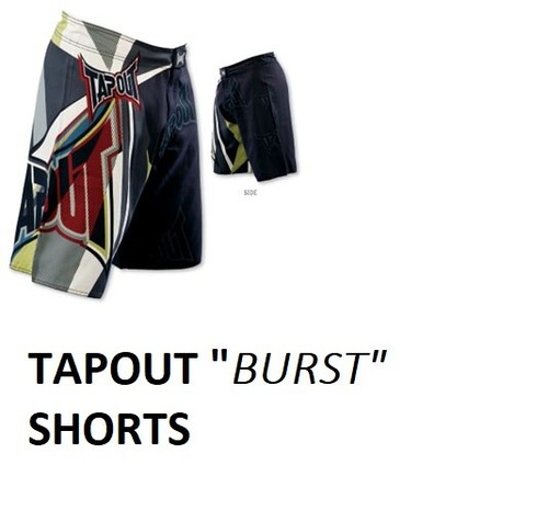 NEW! Tapout Tap Out Burst MMA Grappling Shorts - Black - Jiu Jitsu BJJ ...