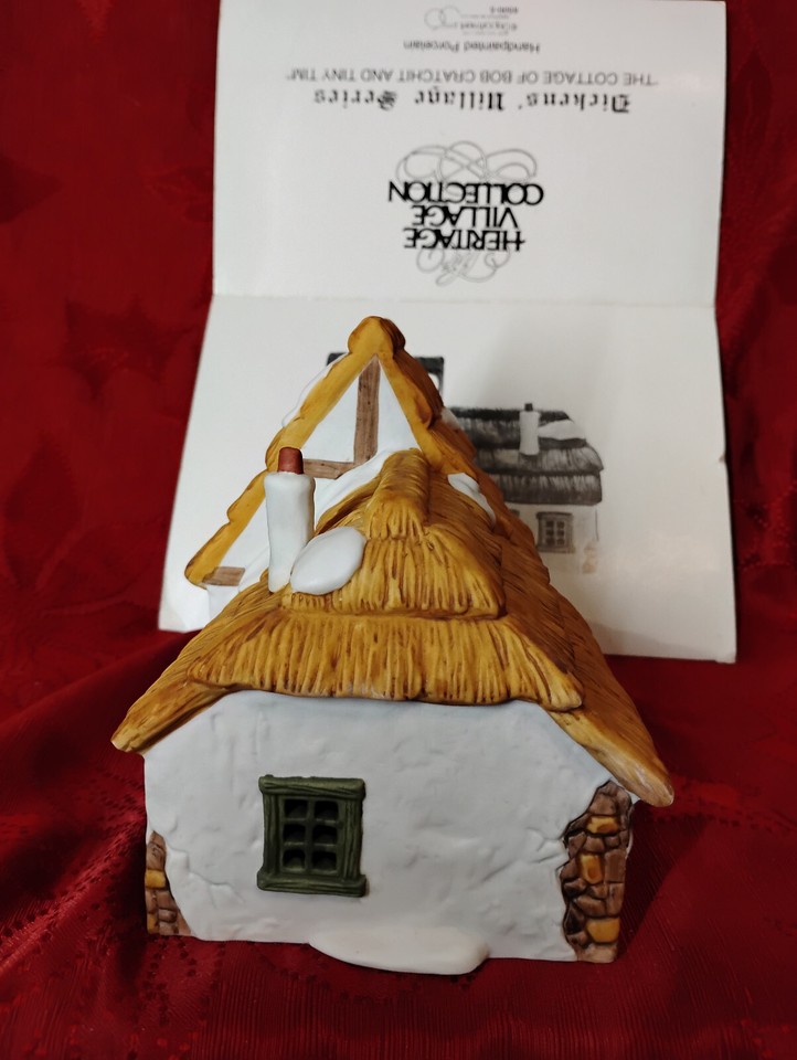 Dept 56 Cottage of Bob Cratchit Tiny Tim - W/Box Dickens Village Series ...