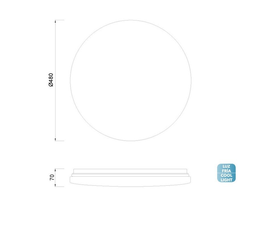 Large Modern Design White LED Ceiling Light MN-620 | eBay