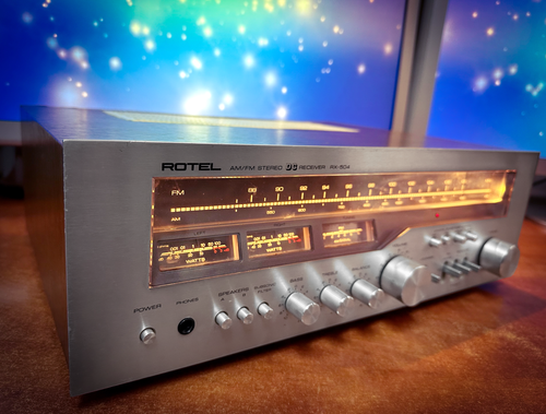 ROTEL RX-504 🌈RaRe🌈 Classic Vintage Stereo Receiver | eBay